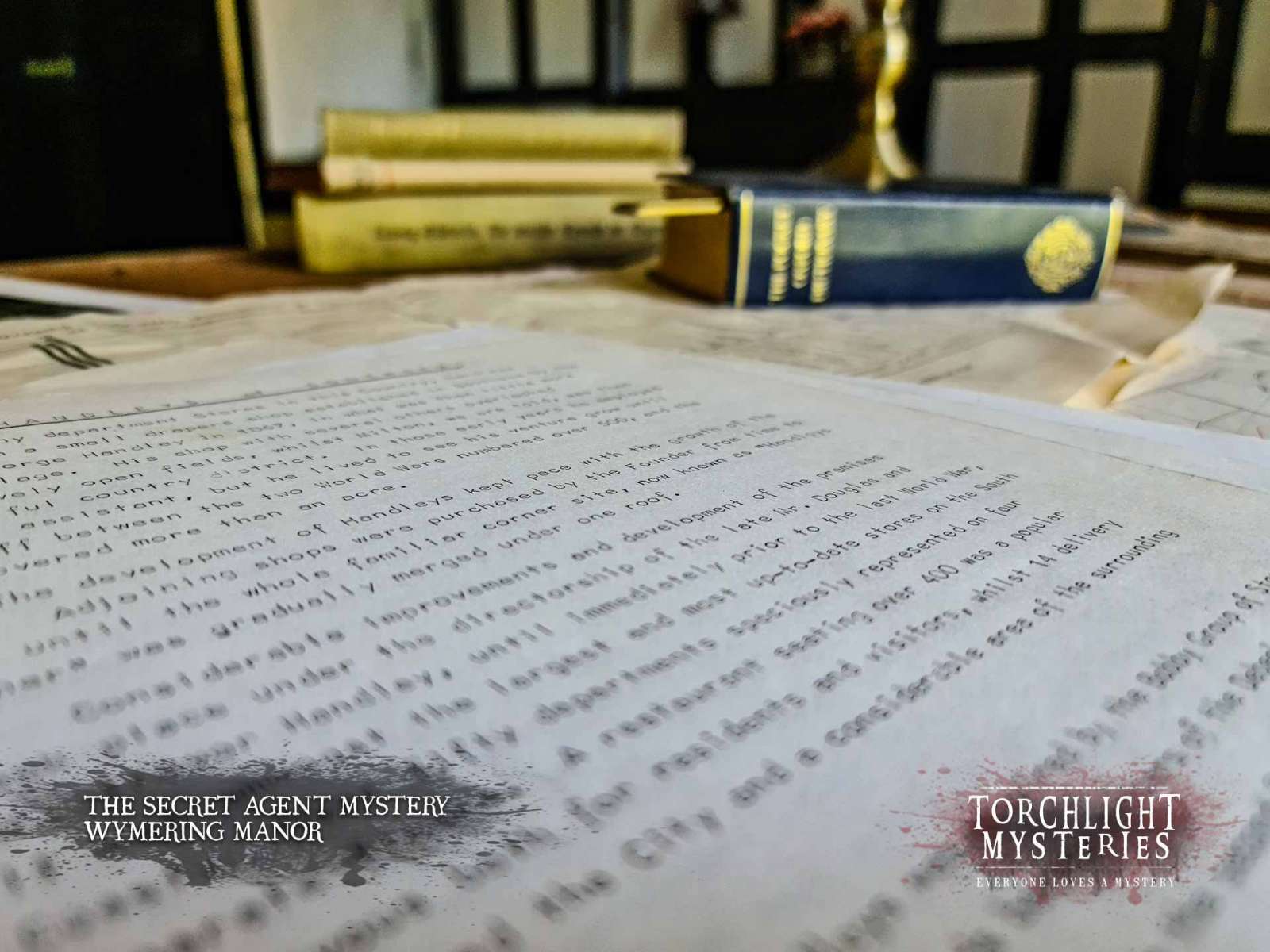 Mystery of the Secret Agent Escape Room at Wymering Manor - a virtual ...